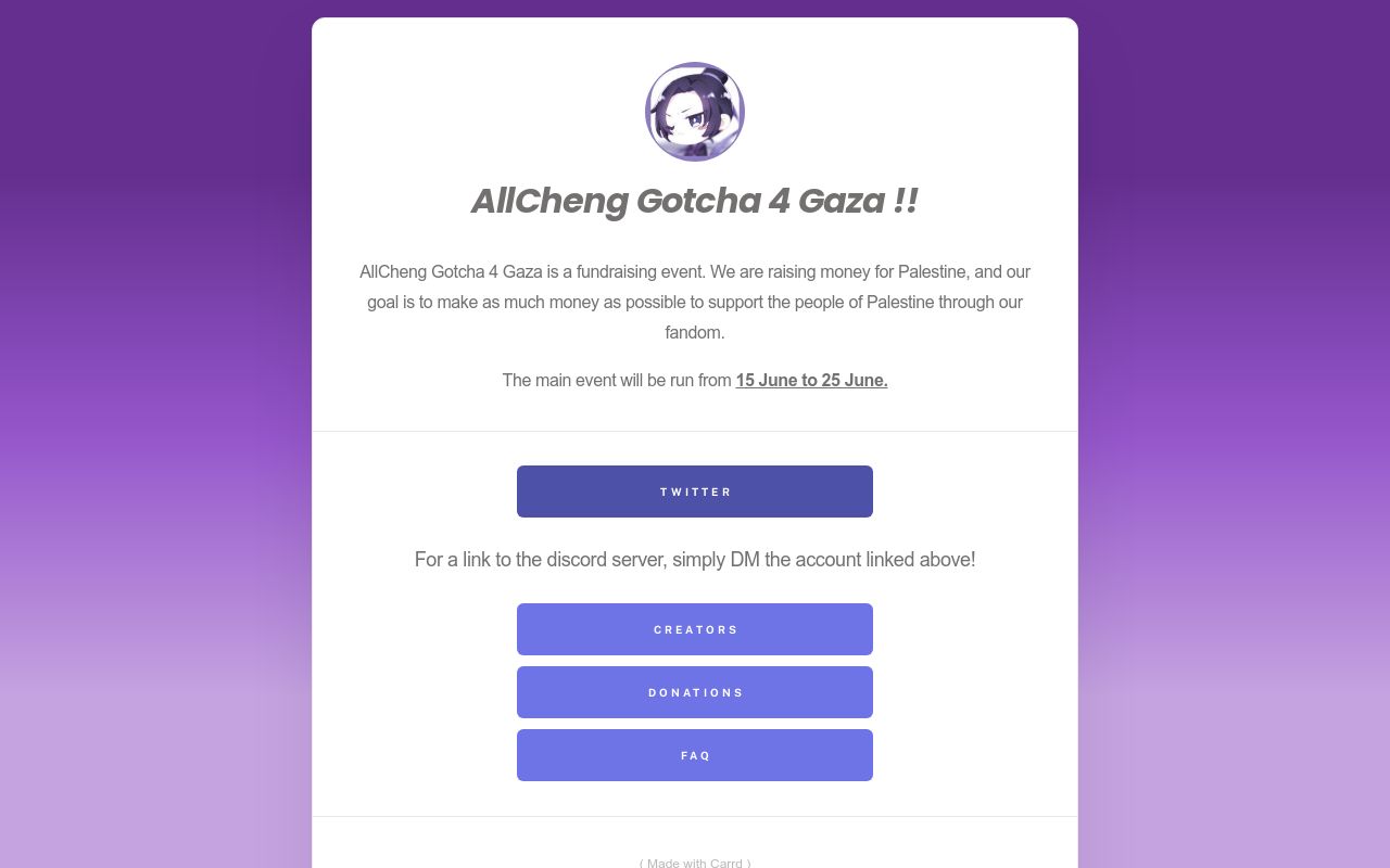 AllCheng Gotcha 4 Gaza